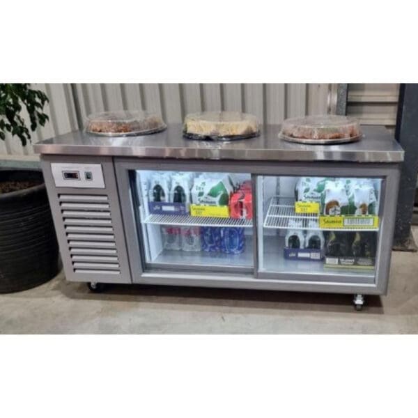 GLASS SLIDING DOOR UNDERBAR FRIDGE | Just Refrigeration
